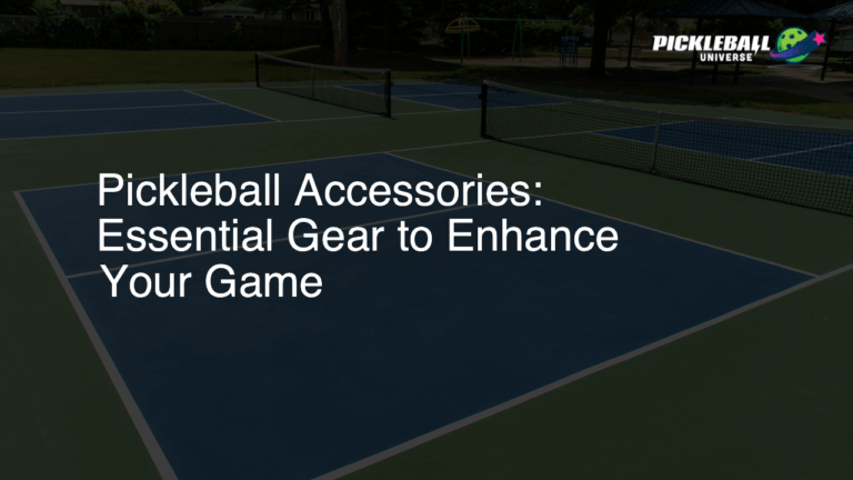 Pickleball Accessories: Essential Gear to Enhance Your Game ...