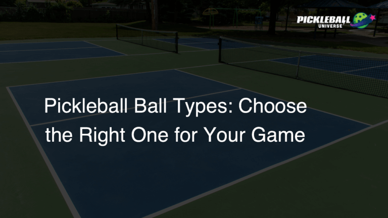 Pickleball Ball Types: Choose the Right One for Your Game - Pickleball ...