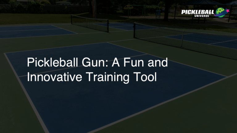 Pickleball Gun: A Fun and Innovative Training Tool - Pickleball Universe