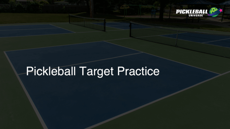 Pickleball Target Practice - Pickleball Universe