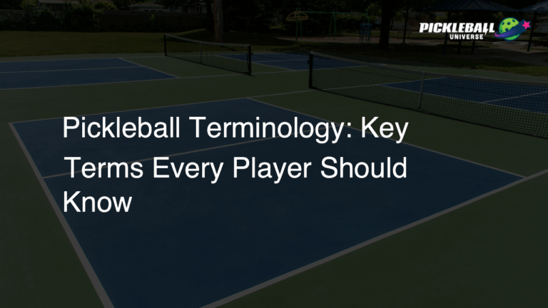 Pickleball Terminology: Key Terms Every Player Should Know - Pickleball ...