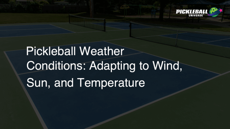 Pickleball Weather Conditions: Adapting to Wind, Sun, and Temperature ...
